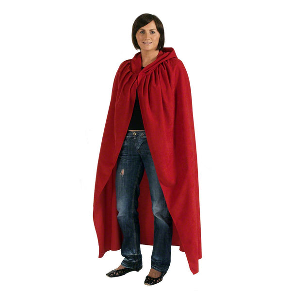 Red adult unisex cloak fancy dress costume | Charlie Crow