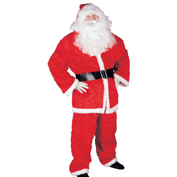 Adult Fur Santa Suit fancy dress costume | Charlie Crow